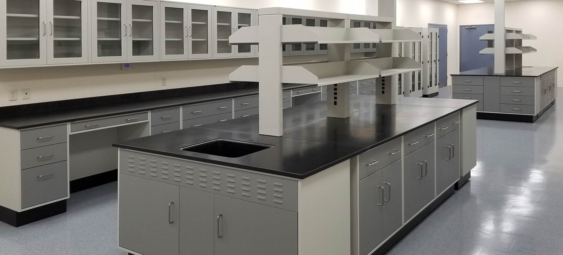 Laboratory Casework, Accessories and Fume Hoods